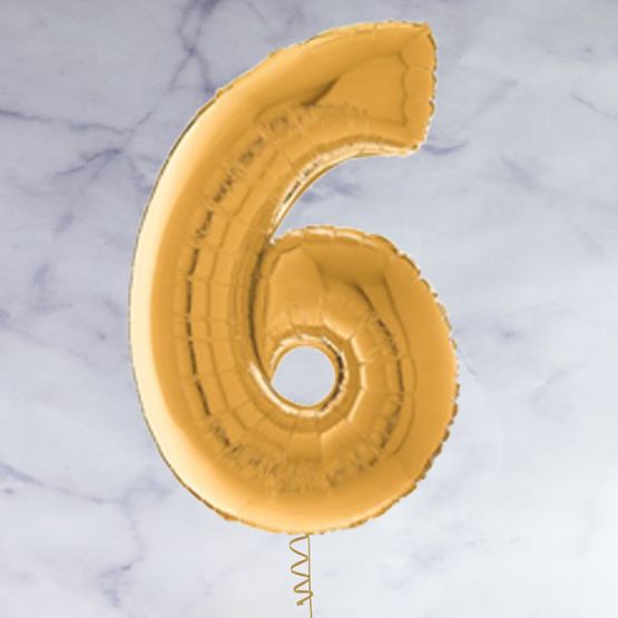 26" Gold Number Foil Balloons (0 - 9) only £23.99
